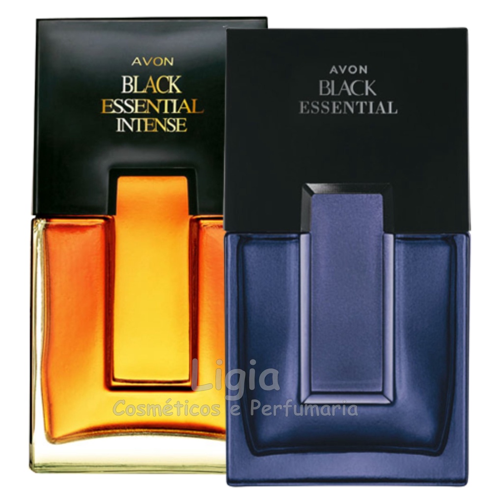 Avon Kit Black Essential + Black Essential Intense | Shopee Brasil
