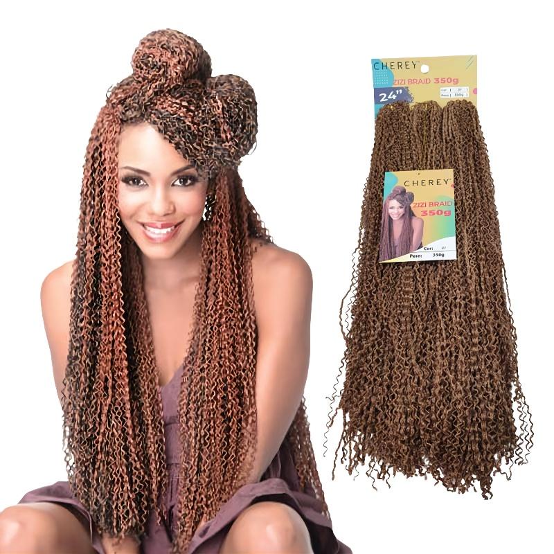 CABELO JUMBO MICRO ZIZI CHEREY HAIR Braid New W 350 - 350g | Shopee Brasil