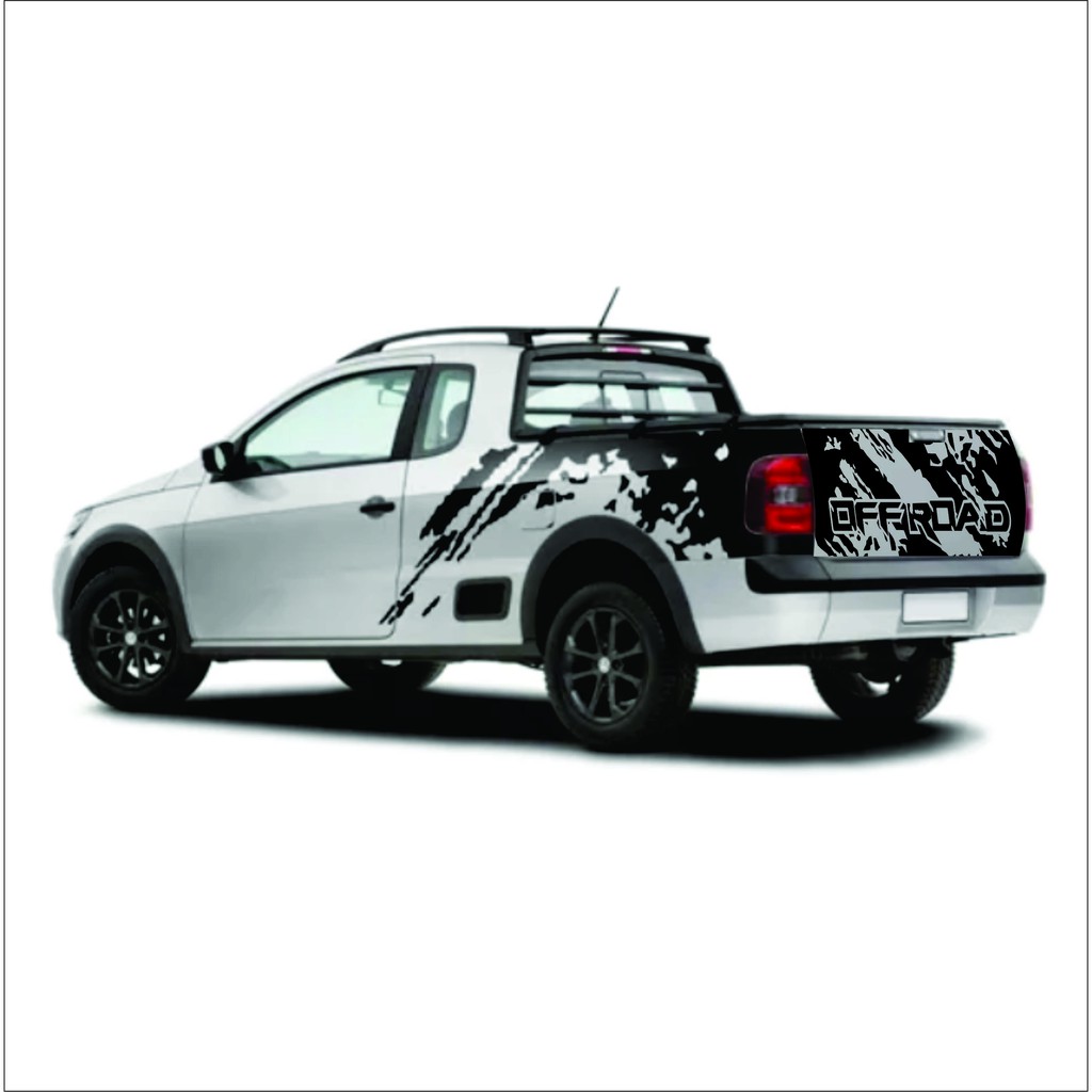 Adesivo faixa lateral FIAT STRADA OFF ROAD | Shopee Brasil