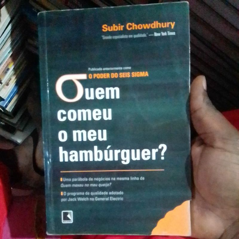 Livro Quem Comeu O Meu Hambúrguer Subir Chowdhury Shopee Brasil