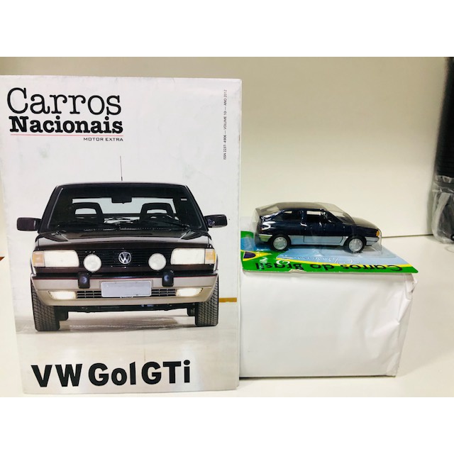 Miniatura Carro carrinho Colecionável Coleção VW Gol GTIi 1988 ... Miniatura Carro carrinho Colecionável Coleção VW Gol GTIi 1988 ...
