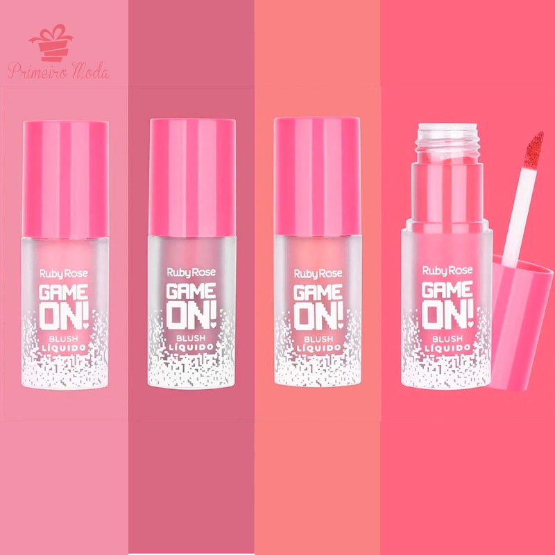 Blush líquido Push Start Ruby Rose game on, maquiagem, beleza ...