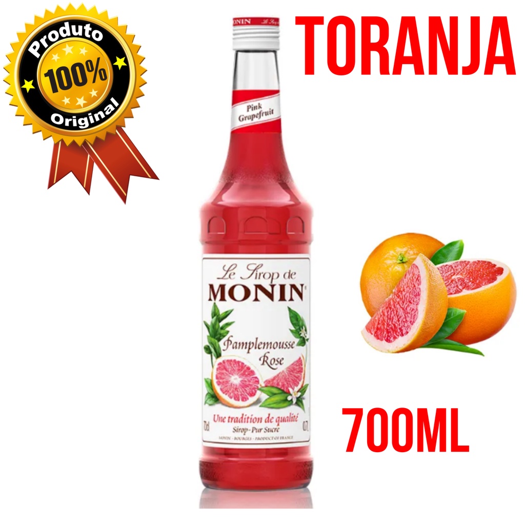 Xarope Toranja Monin 700 ml - Grapefruit Original Importada Lacrada ...