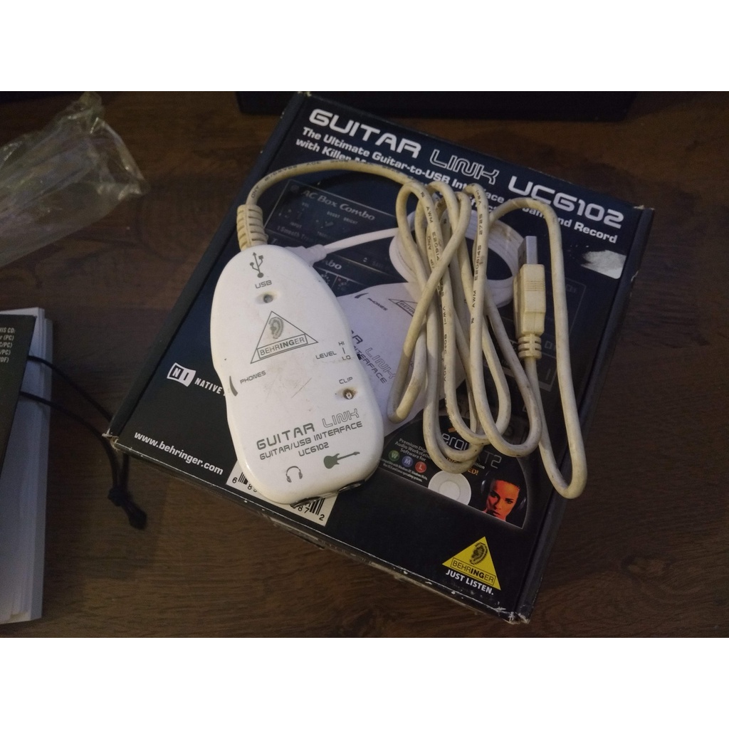 Interface de áudio Behringer Guitar Link UCG102 | Shopee Brasil