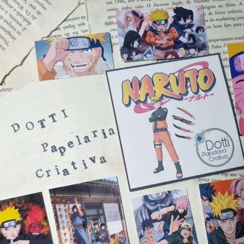 Adesivos Naruto para Scrapbook, Journal, Cadernos | Shopee Brasil