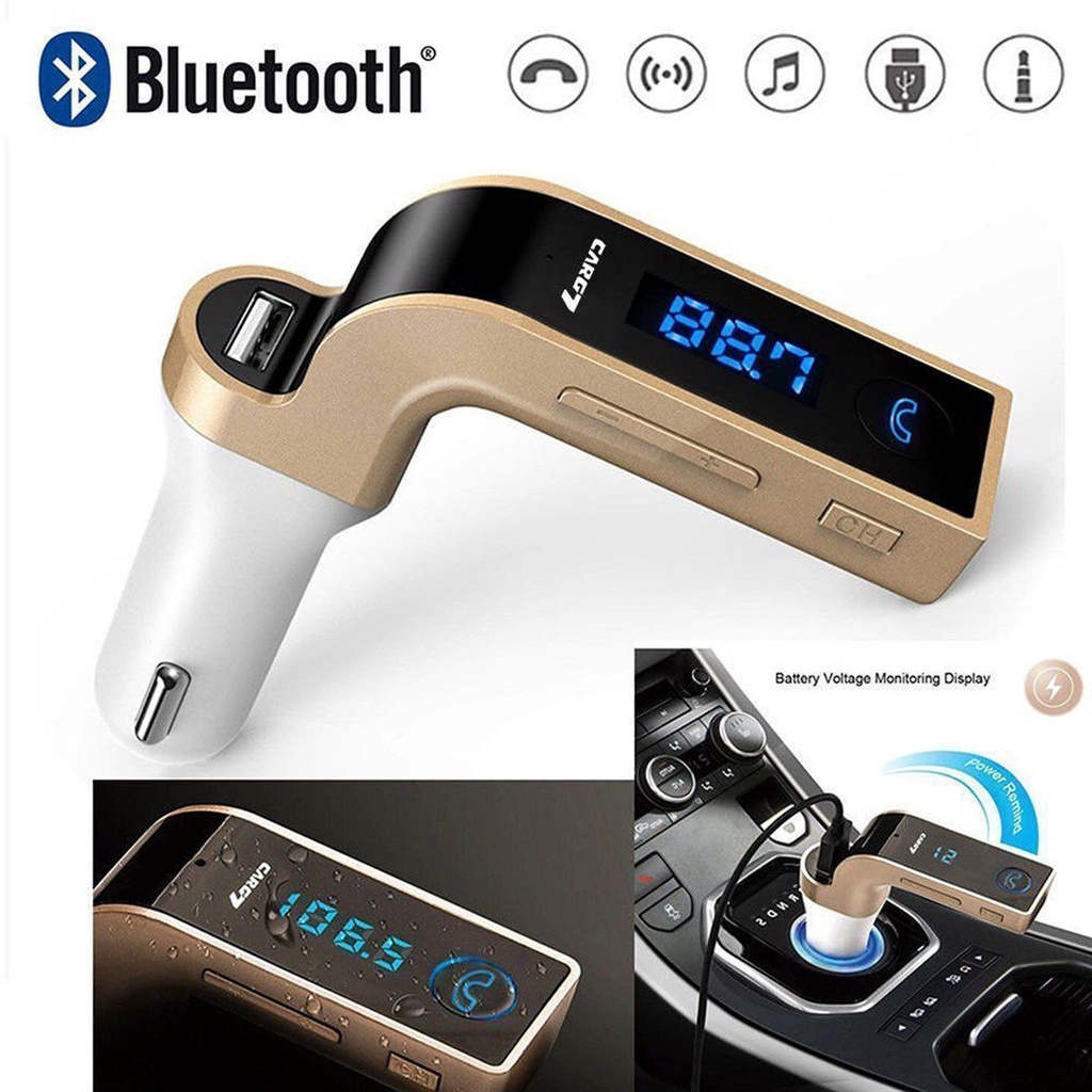 Receptor Transmissor Veicular Com Bluetooth Fm Mp3 Usb Pen Drive Cartao ...