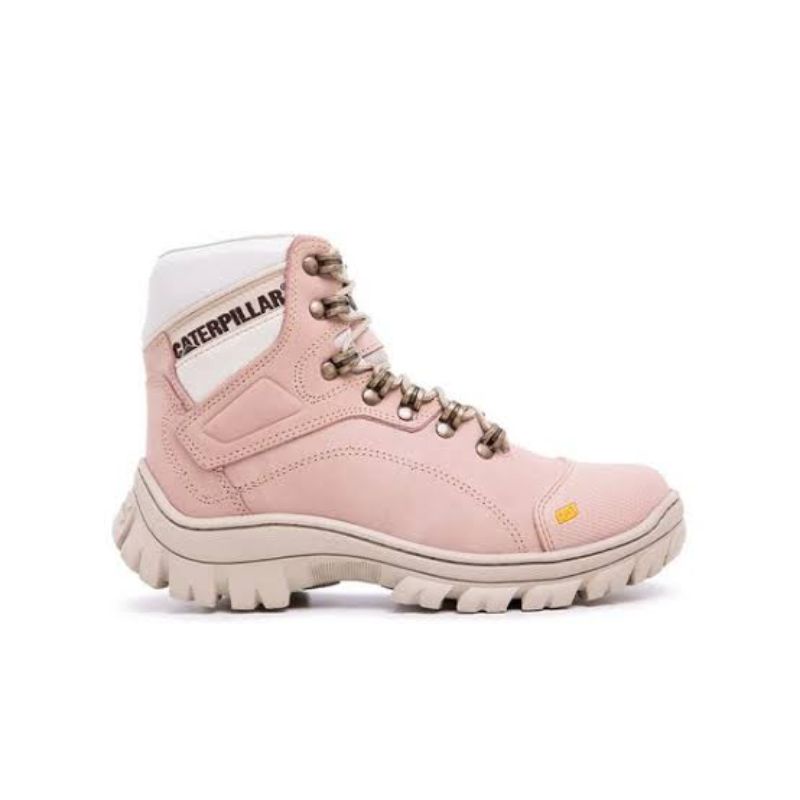 Bota Caterpillar Feminina Em Couro Legítimo | Shopee Brasil
