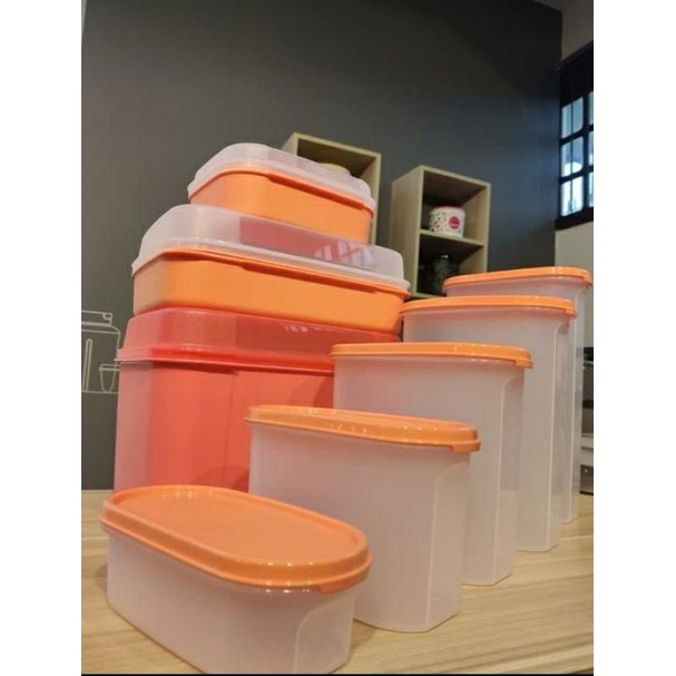 Tupperware kit PDA modular pote de mantimentos arroz, bolacha, biscoito ...