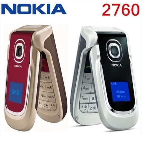 Nokia 2760 Classic Flip Mobile Phone Original Full Set | Shopee Brasil