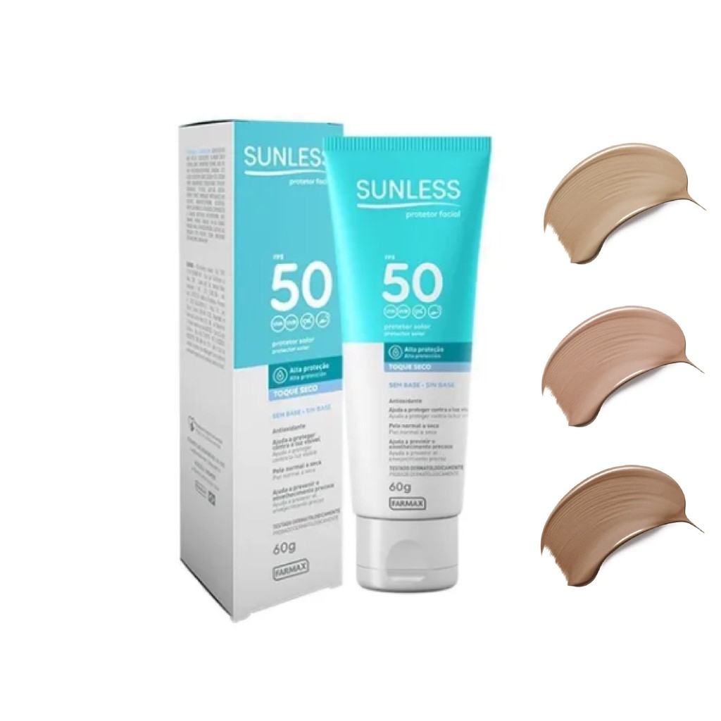 Protetor Solar Facial Toque Seco Fps-50 Alta Proteção Anti ...