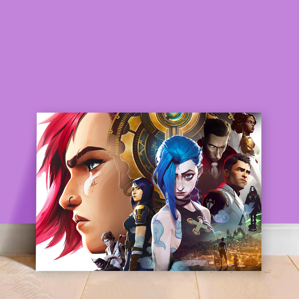 Quadro Arcane League of Legends | Shopee Brasil