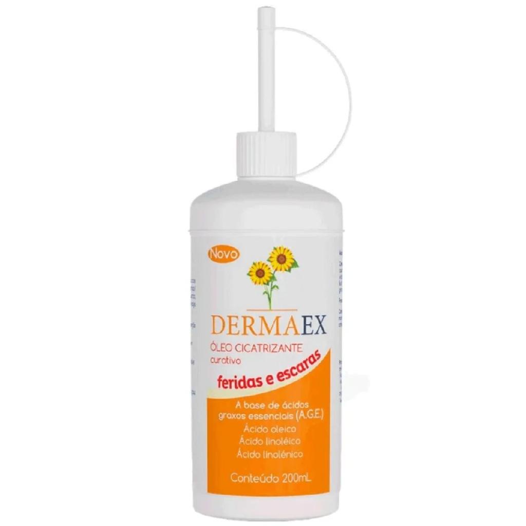 Óleo De Girassol cicatrizante Dermaex Age 200ml Escaras Feridas ...