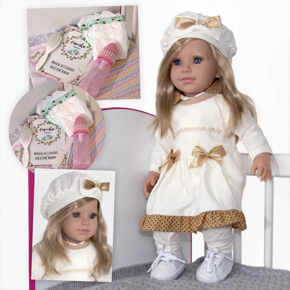 Boneca Infantil Princesa Baby Alive Infantil Realista Adora | Shopee Brasil