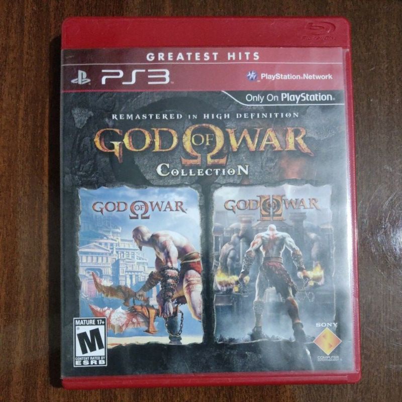 Jogo PS3 God of War Collection ORIGINAL mídia física | Shopee Brasil