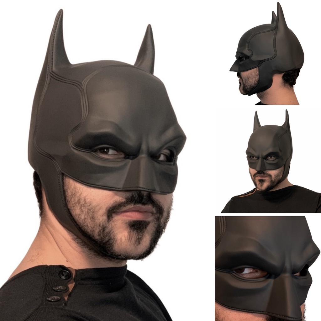 Máscara | Capacete do Batman de Vinil Estruturado - Modelo Acabamento ...