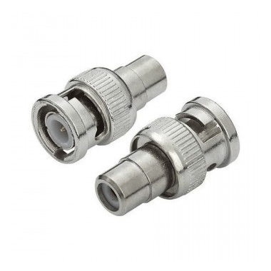 Conector Adaptador Rca Fêmea X Conector Bnc Macho oem | Shopee Brasil