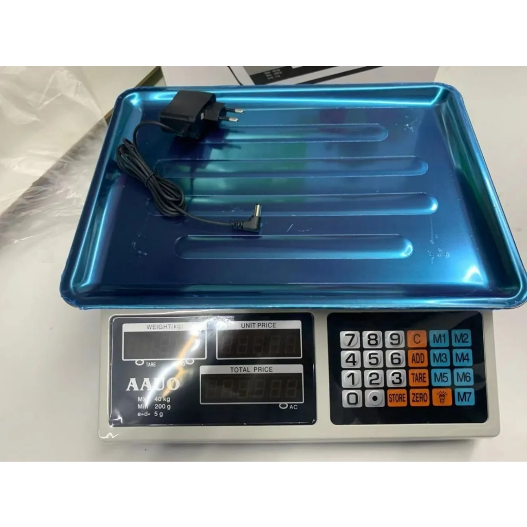 Balança Digital 40kg Bivolt 110/220v Precisão Nova Descont | Shopee Brasil