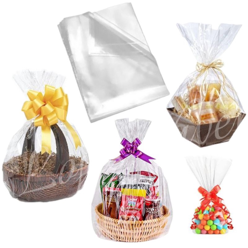 Saco de Celofane Transparente 50 Unidades ou 1 Unidades - Vários ...