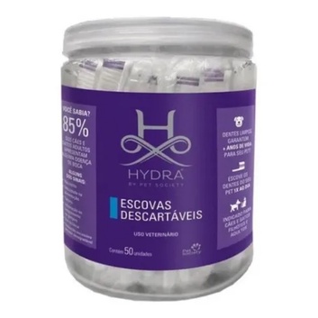 Hydra Escovas Dental Descartáveis Saco Ou Pote Com 50 Un | Shopee Brasil