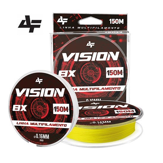 Linha Multifilamento Vision 8x 150m Amarela Albatroz Fishing | Shopee Brasil