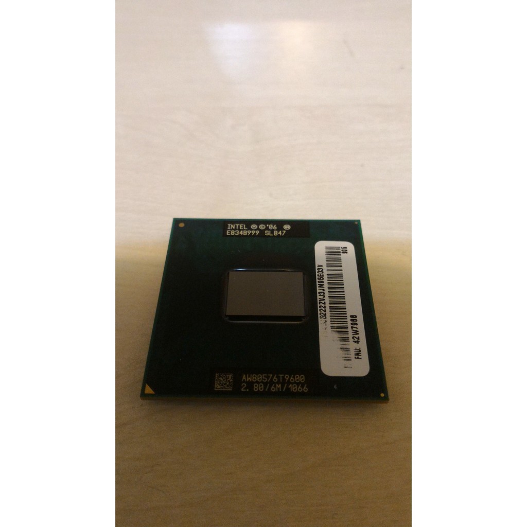 Processador Intel Core 2 Duo T9600 2.8GHz 6M FSB 1066 Alto Desempenho ...