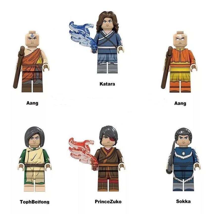 Kit 6 Bonecos Avatar: A Lenda De Aang | Shopee Brasil Kit 6 Bonecos Avatar: A Lenda De Aang | Shopee Brasil