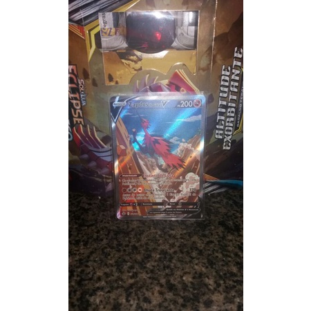 Carta Zapdos de Galar V FullArt Pokémon Tcg. | Shopee Brasil