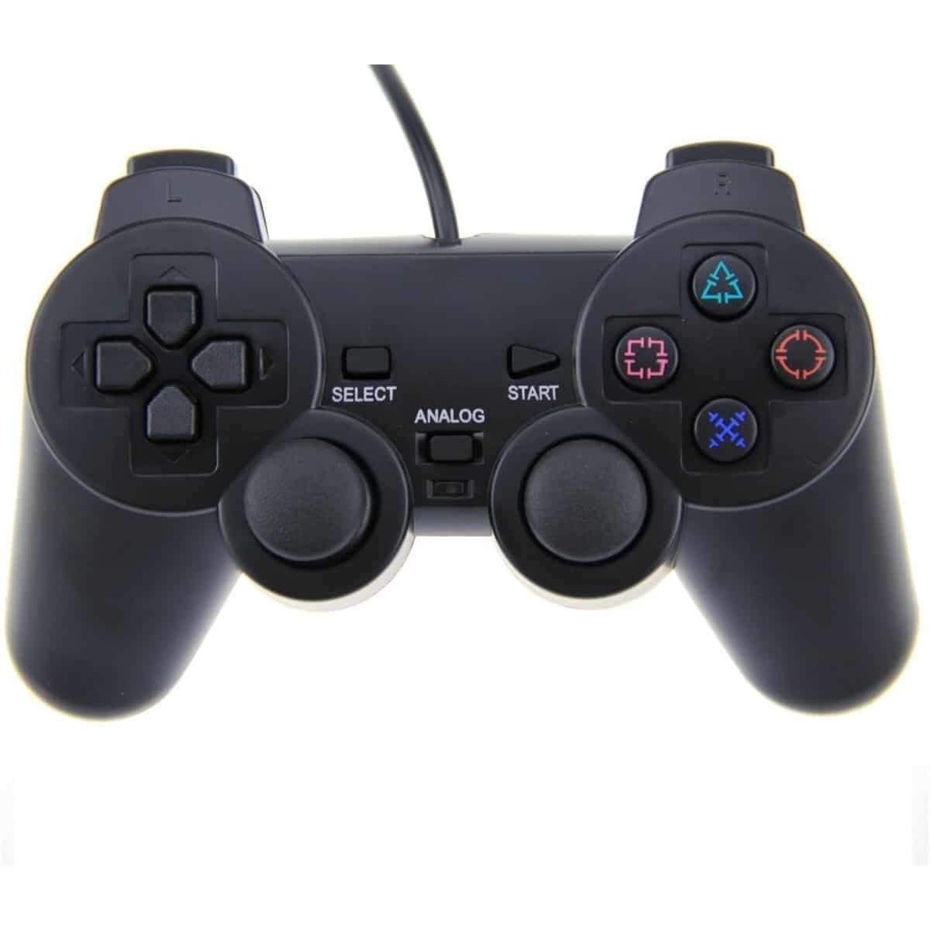 Controle Playstation 2 Joystick Dualshock PS2 Com Fio | Shopee Brasil