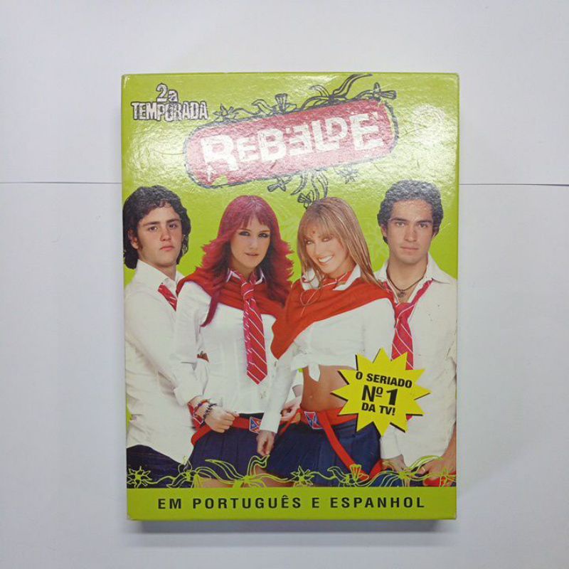 DVD Rebelde segunda temporada novela RBD | Shopee Brasil