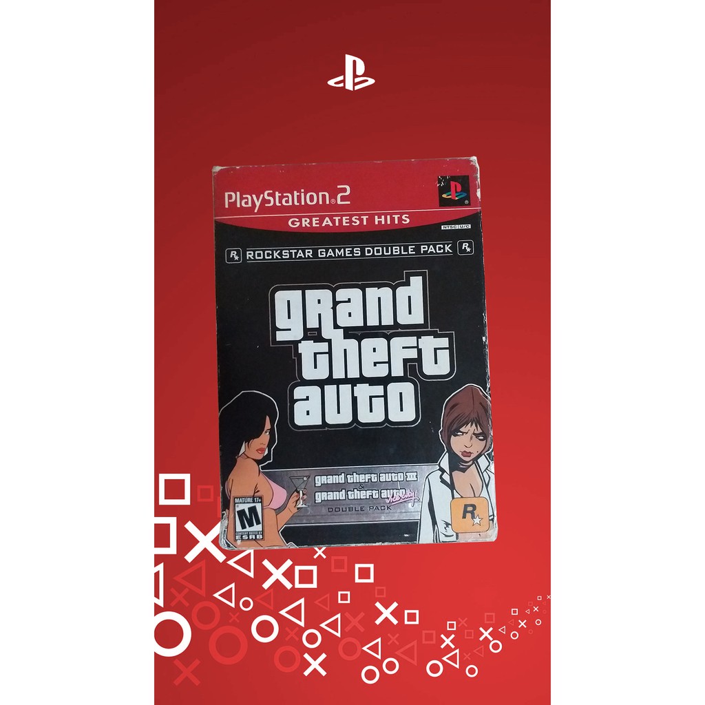 Grand Theft Auto Double Pack - GTA III and GTA VC (PS2) (NTSC-U/C ...