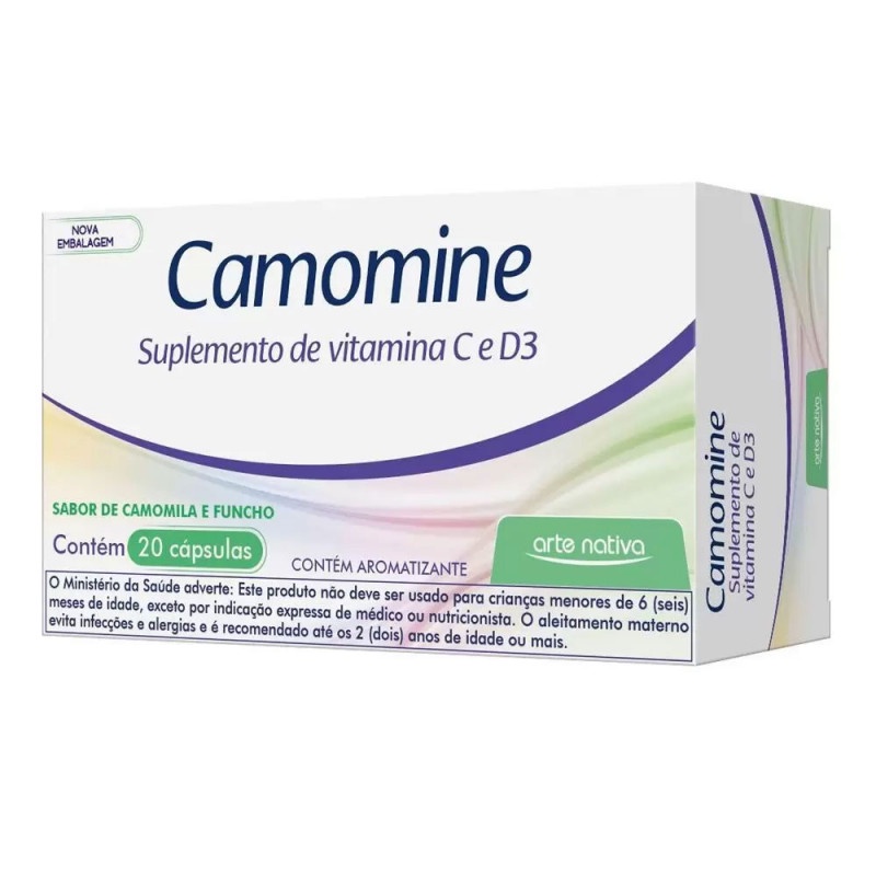 Camomine Baby com 20 Cápsulas | Shopee Brasil