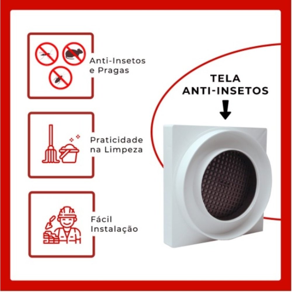 Ralo Oculto Seca Piso Porcelanato Inteligente Branco | Shopee Brasil