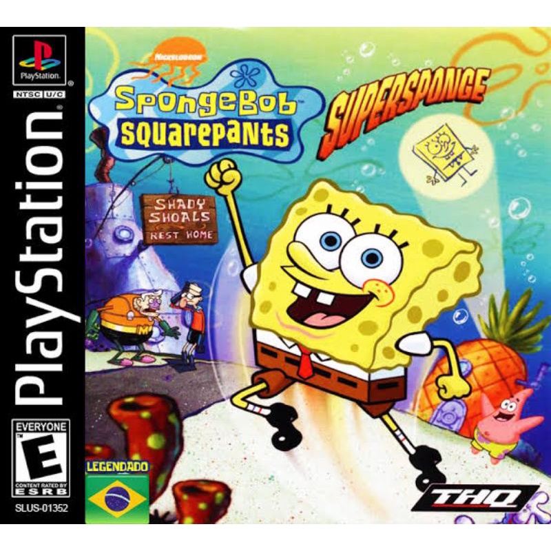 Bob esponja ps1 | Shopee Brasil