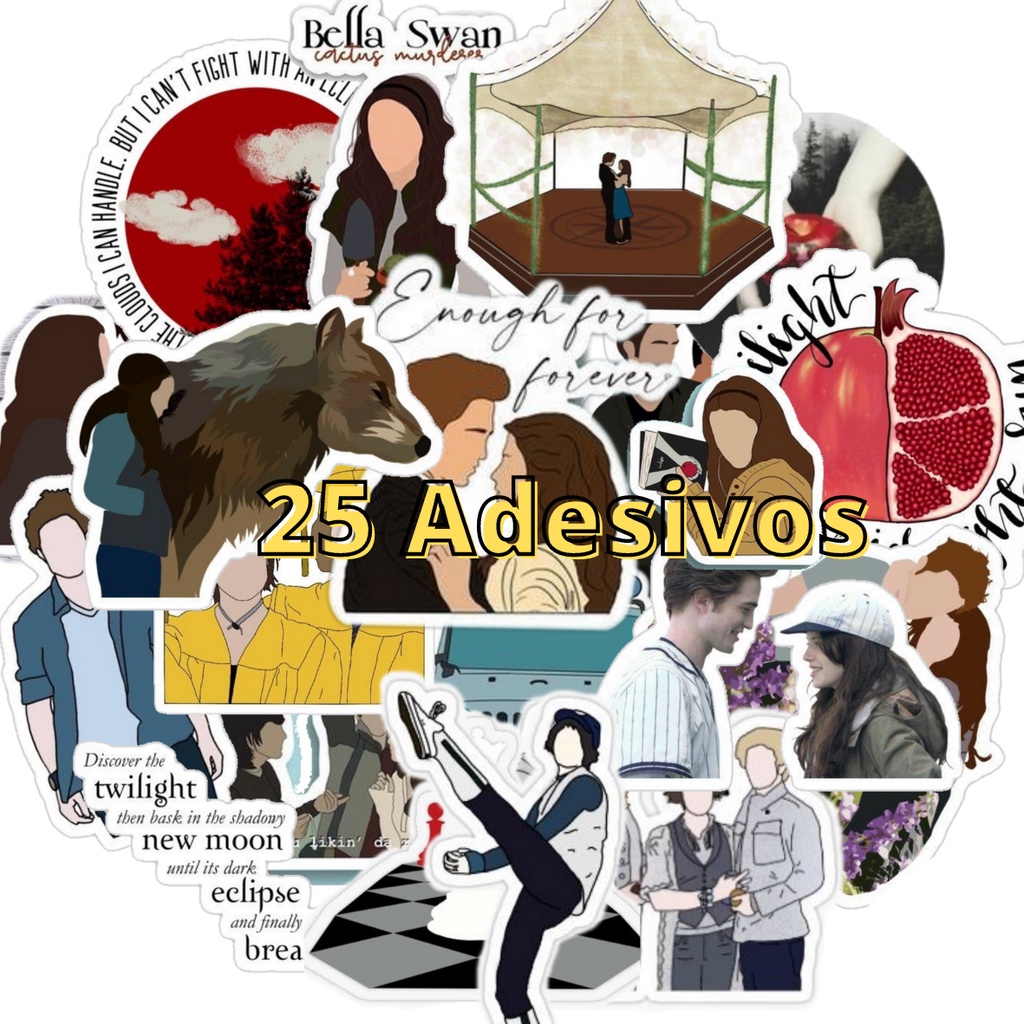 Adesivos Saga Crepúsculo | Shopee Brasil