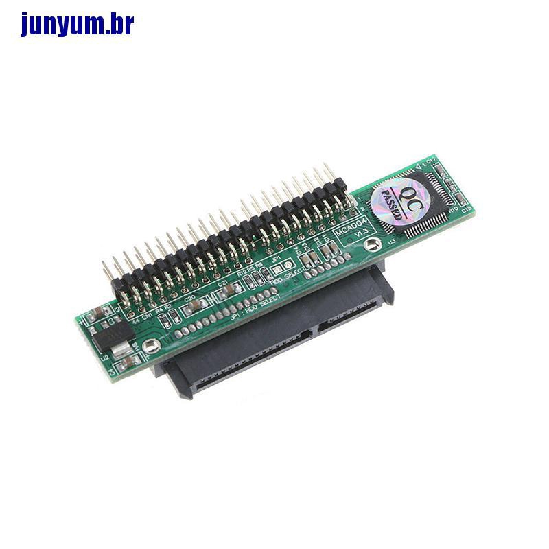 Cabo Adaptador Ide Macho Para 7 + 15 Pinos Fêmea Para Sata Hdd Ssd De 2 ...