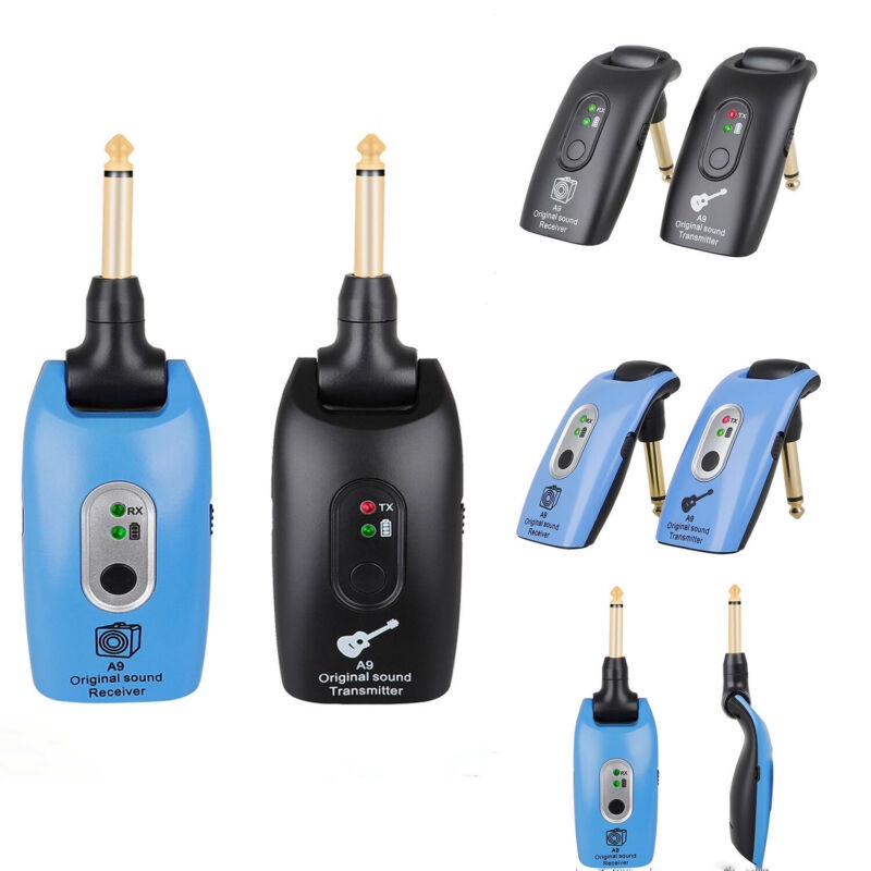 A9 2.4 Ghz Sistema Receptor Transmissor Baixo Recarregável De Guitarra ...
