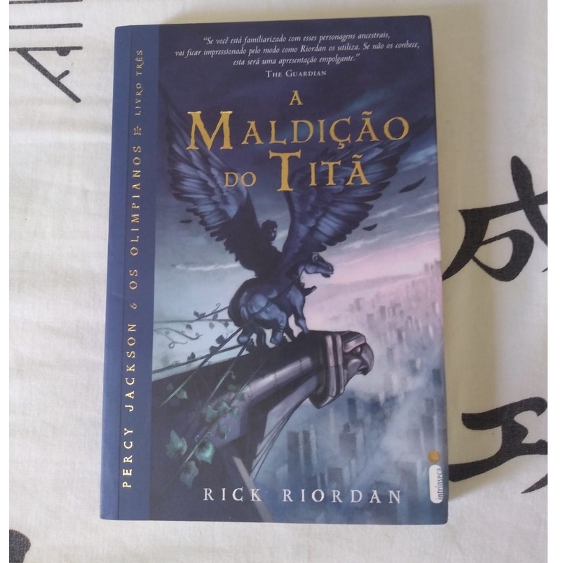 A Maldição Do Titã Série Percy Jackson Rick Riordan Livro 3 Capa