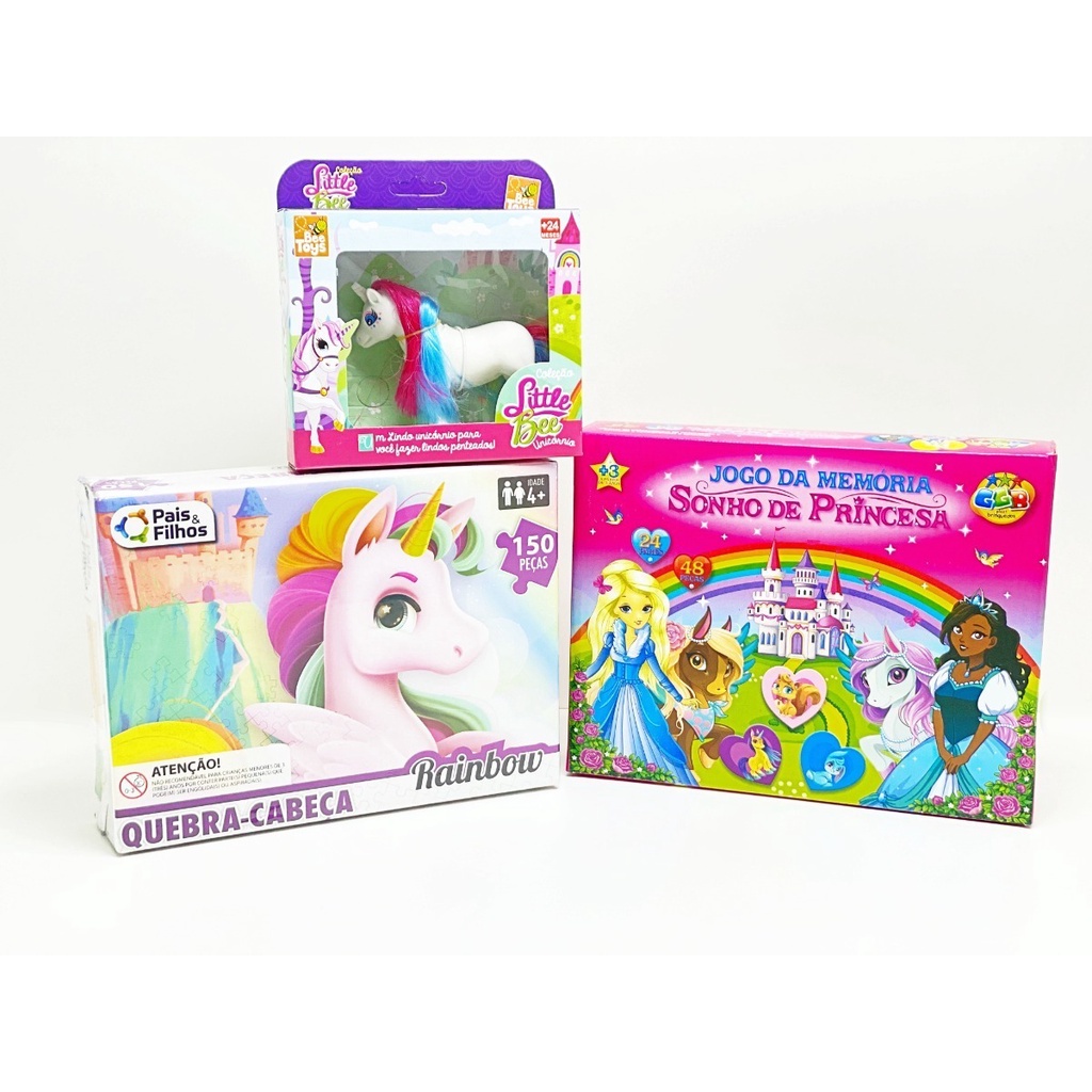 Kit Brinquedo Jogo Da Memoria E Quebra Cabeça Com DEBRIN | Shopee Brasil