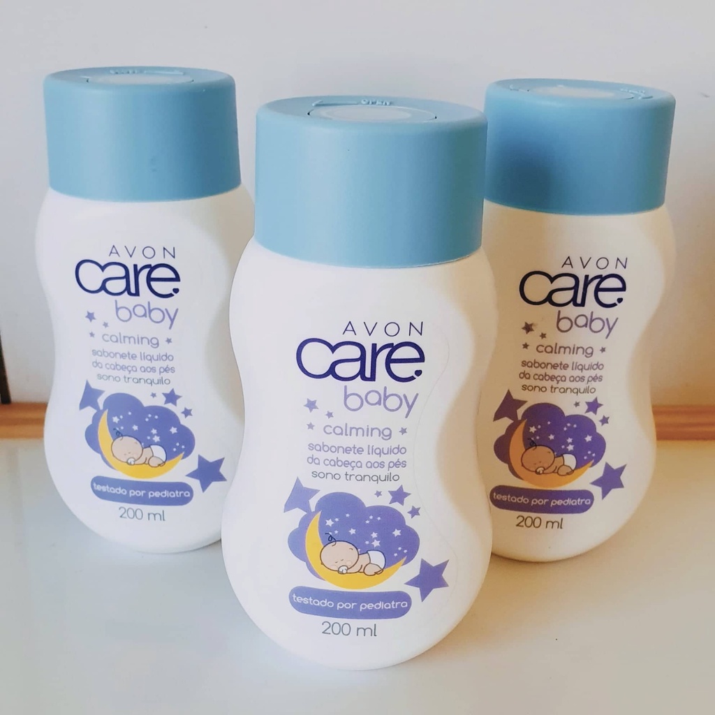 Sabonete Líquido Avon Care Baby Calming da Cabeça aos Pés - 200ml ...