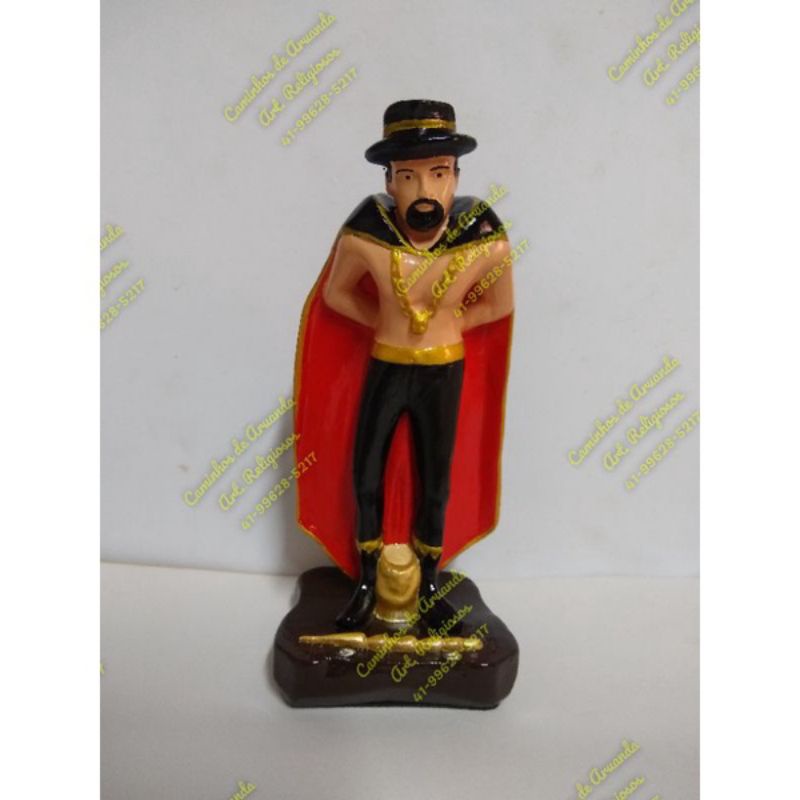 Estátua Exu Maioral / Exu Ganga / Tranca Ruas 24cm | Shopee Brasil