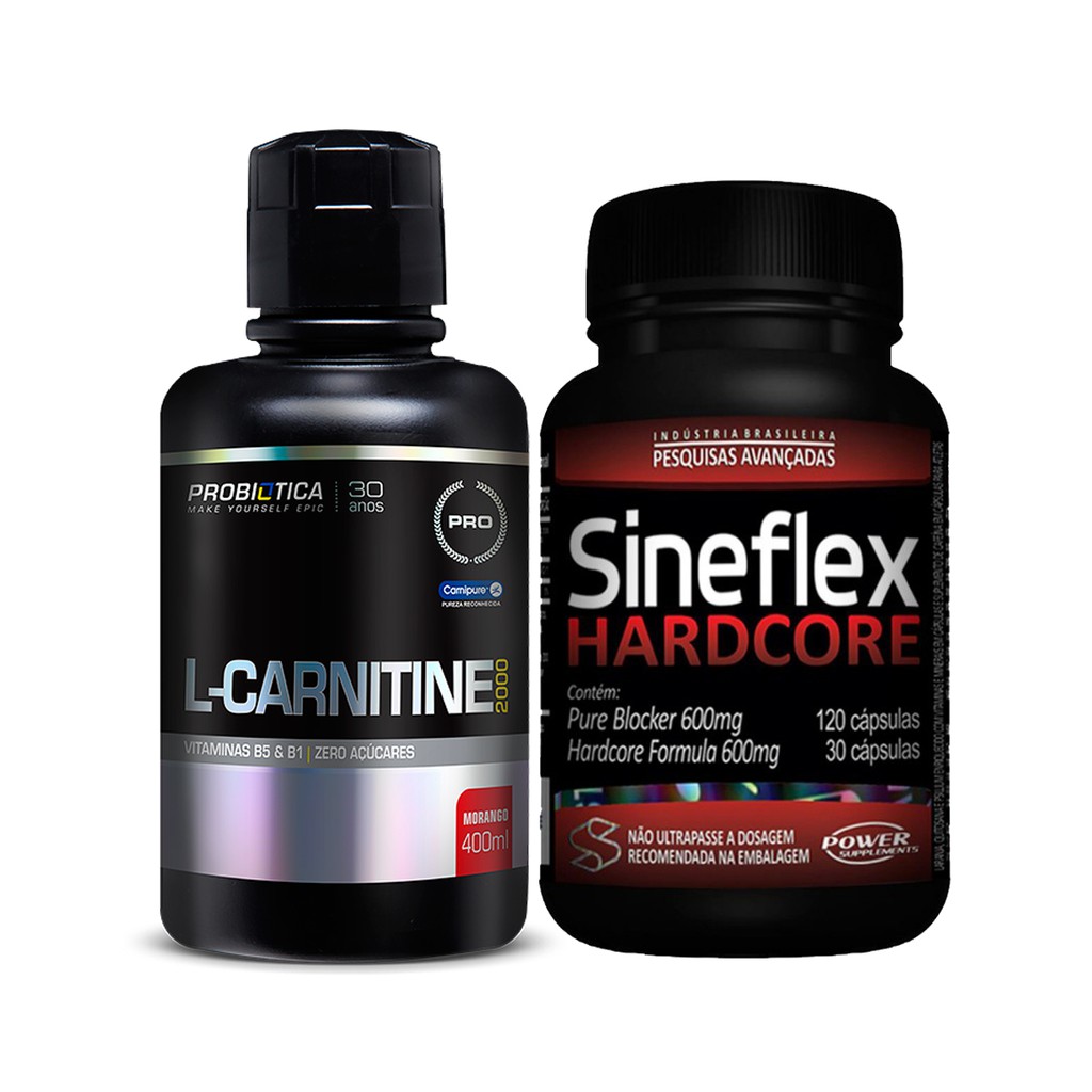 L Carnitina liquida Probiotica + Termogenico Sineflex Hardcore Power ...