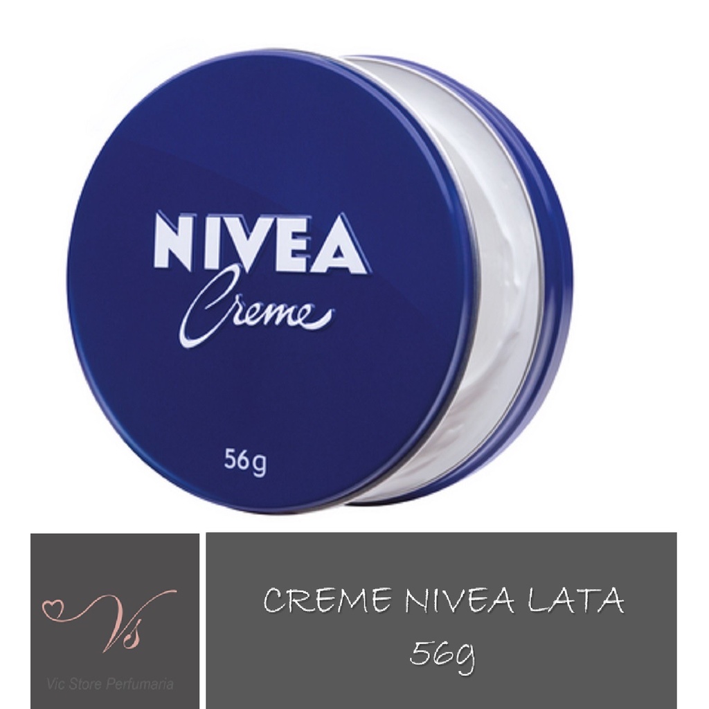 Creme hidratante Nivea lata 56g | Shopee Brasil