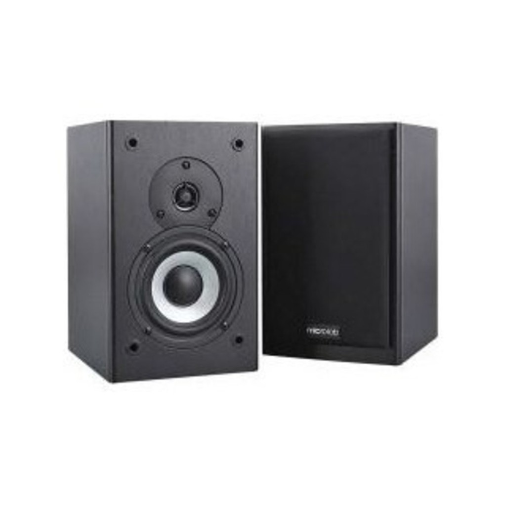 Caixa de Som Microlab B72 24w Rms Monitor de Áudio Madeira Preta Controles de Grave e ...