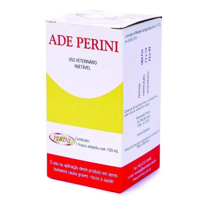 Suplemento Vitamínico Ade 100ml Perini | Shopee Brasil