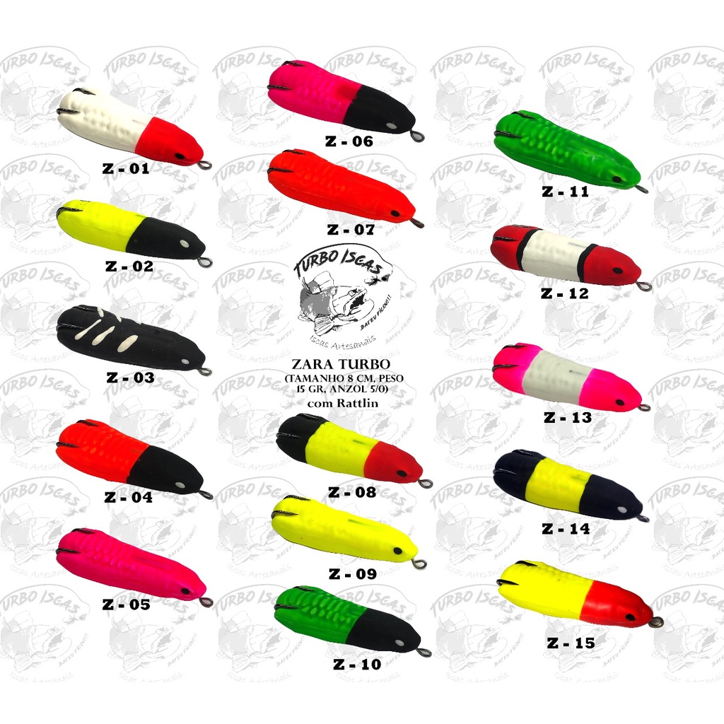 ZARA TURBO - FROG COM RATTLING - TURBO ISCAS | Shopee Brasil