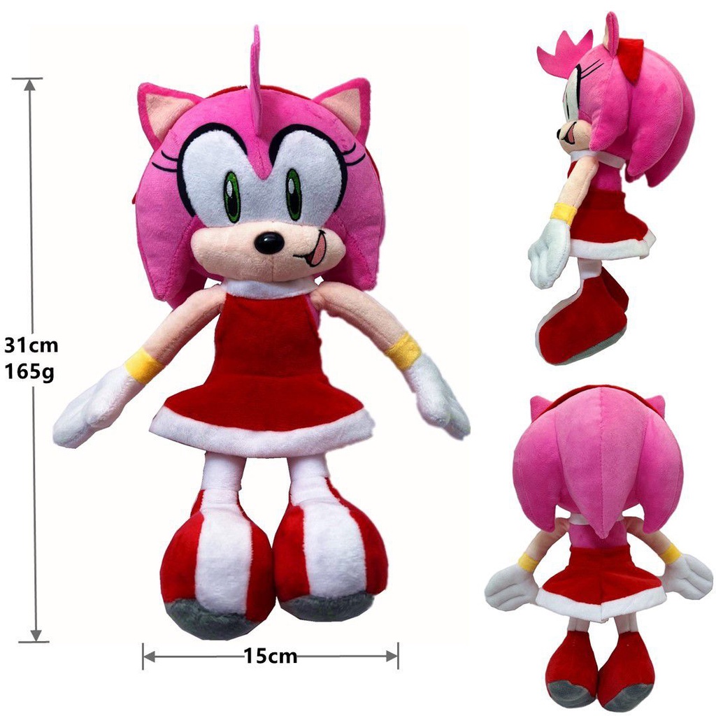 Amy Animal Game 30cm Rose Hedgehog Kawaii Boneca De Pelúcia Recheada ...