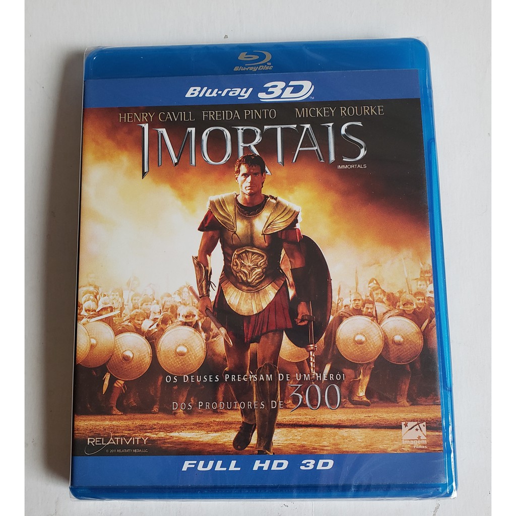 Blu Ray Os Imortais Immotals 3D Original Lacrado de Fábrica | Shopee Brasil