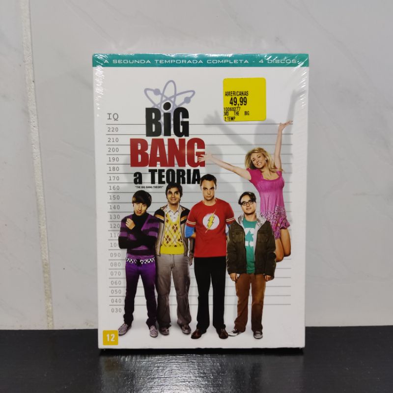 DVD Big Bang a Teoria - Dublado - 2° Temporada Completa - Original ...