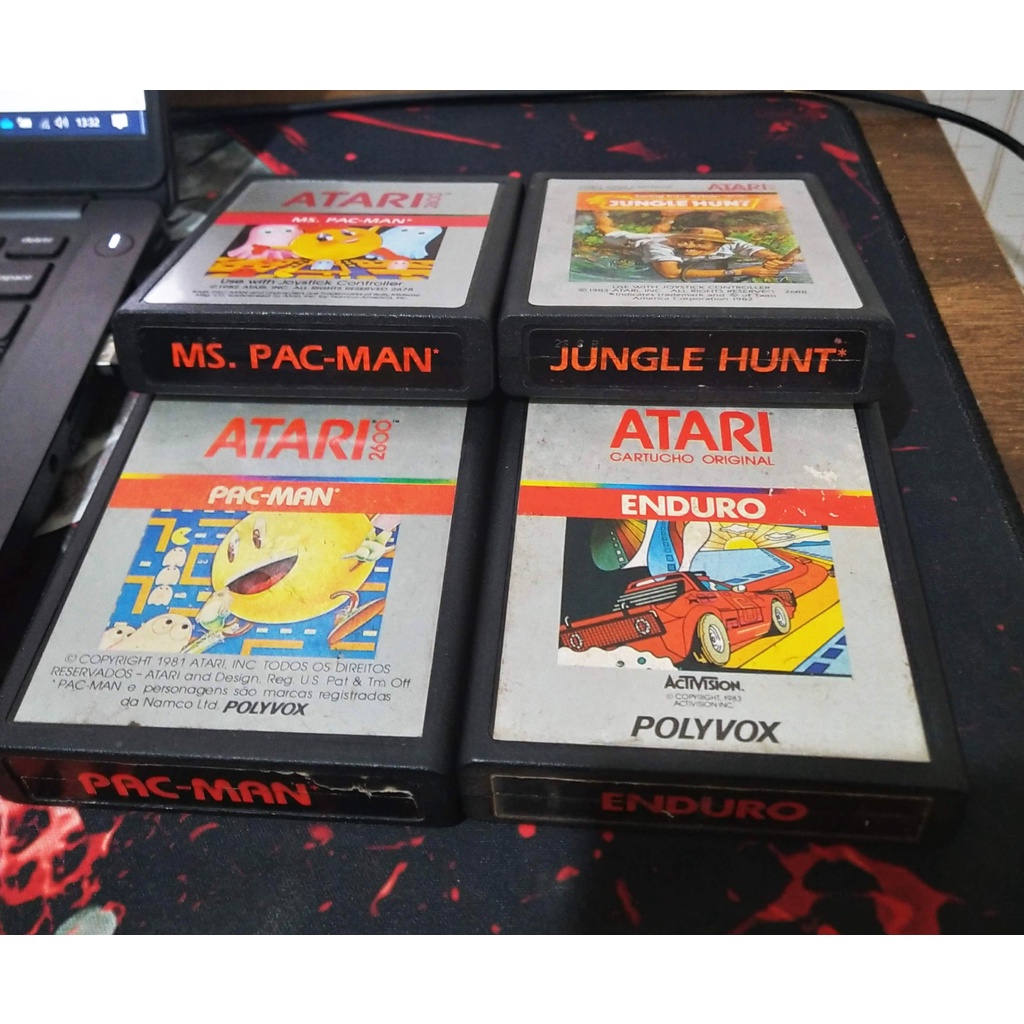 Lote Super Jogos - Atari 2600 - Originais em Excelente Estado | Shopee ...