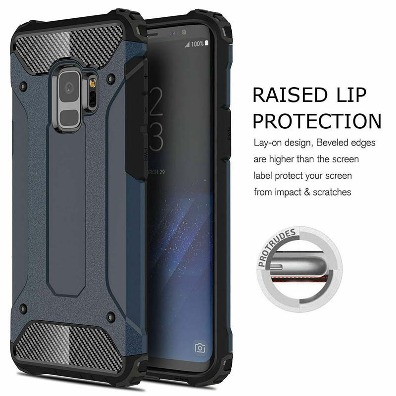 Capa Armadura Híbrida Tpu + PC Anti-Impact Para Samsung Galaxy J8 J6 + J6 J4 + 2018 J7 J6 J2 ...